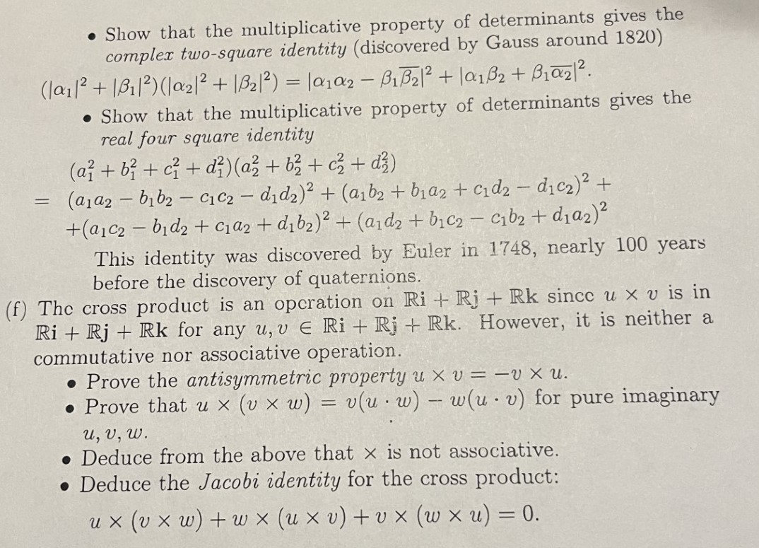 Solved - Show that the multiplicative property of | Chegg.com