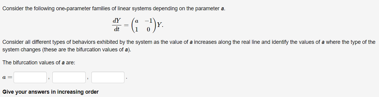 Solved Consider the following one-parameter families of | Chegg.com