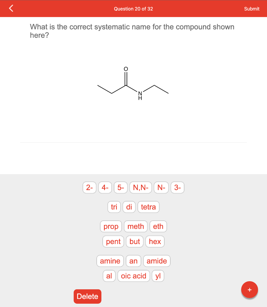 Solved What is the correct systematic name for the compound | Chegg.com