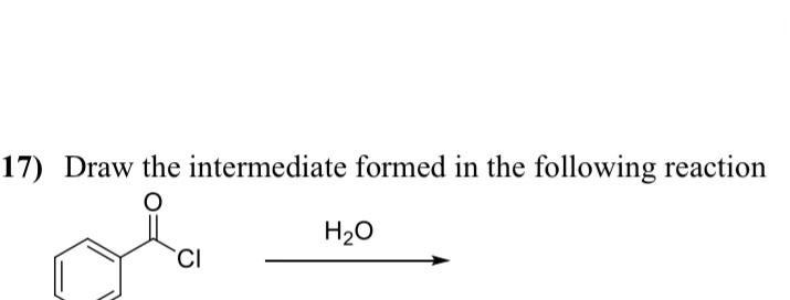 Solved 7) Draw the intermediate formed in the following | Chegg.com