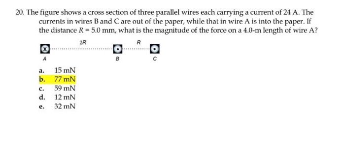 Solved The figure shows a cross section of three parallel | Chegg.com