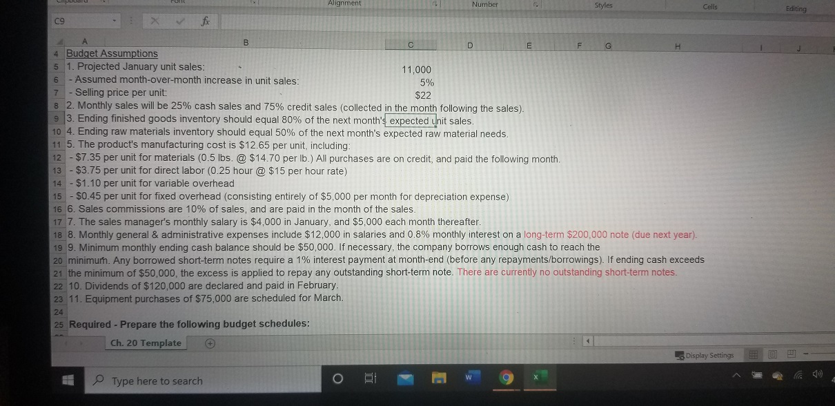 Solved Locor Alignment Number Styles Cells Editing F G 4 | Chegg.com