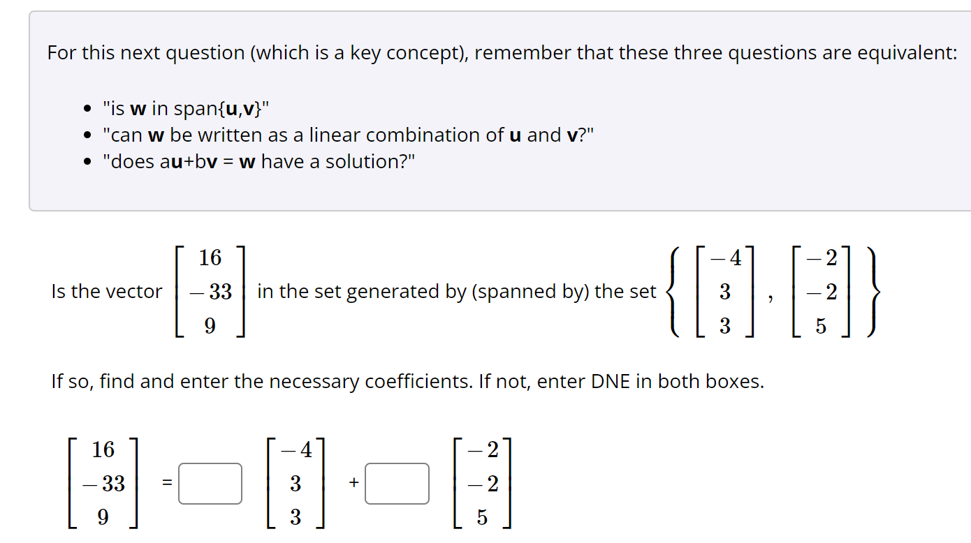 Solved For this next question (which is a key concept), | Chegg.com