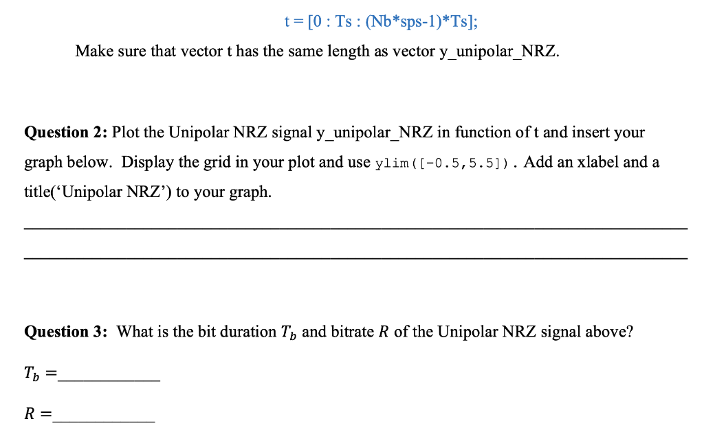 Solved 1 Nrz Signaling Unipolar And Polar Binary Line 