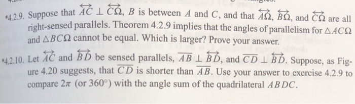 Solved If corresponding angles of omega triangles are | Chegg.com