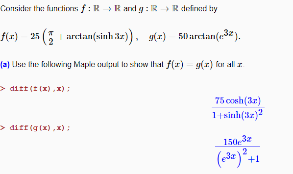 Solved Consider the functions f:R + R and g:R + R defined by | Chegg.com