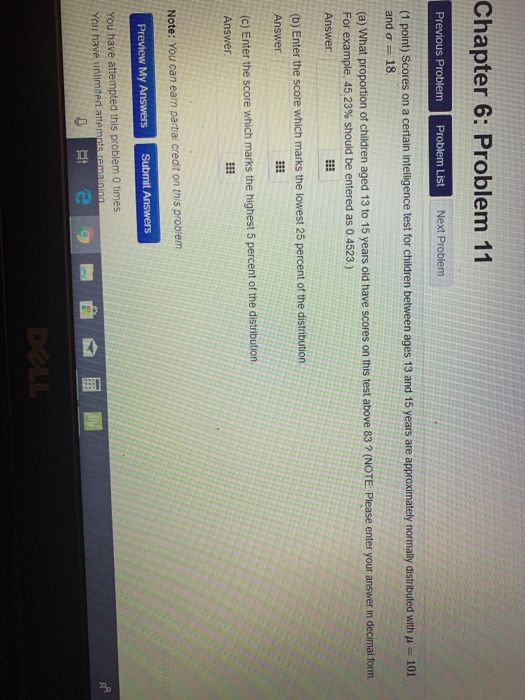 Solved Chapter 6: Problem 11 Previous Problerm Problem List | Chegg.com