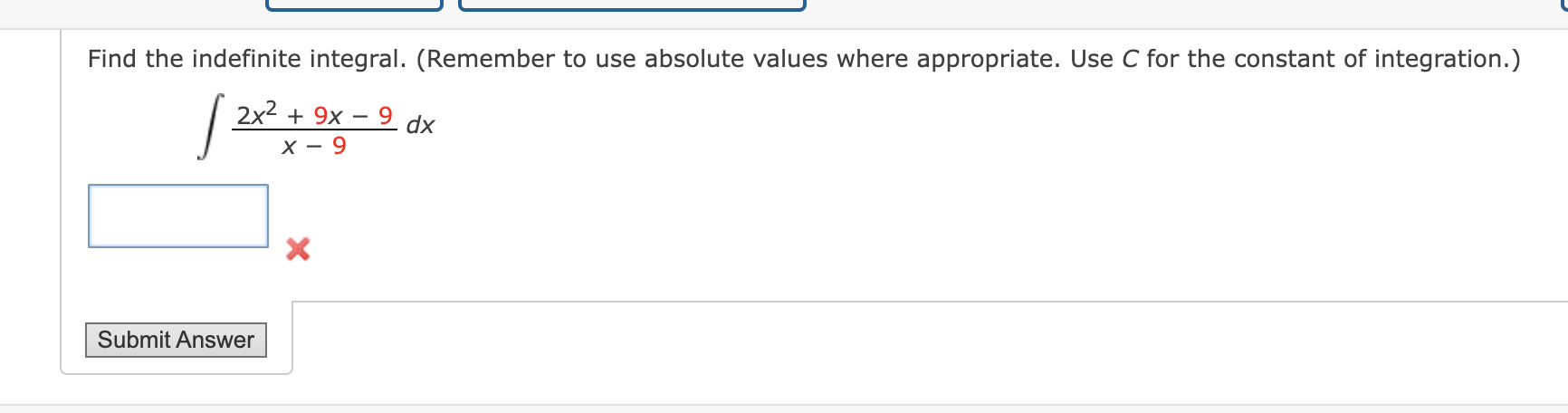 Solved Find the indefinite integral. (Remember to use | Chegg.com