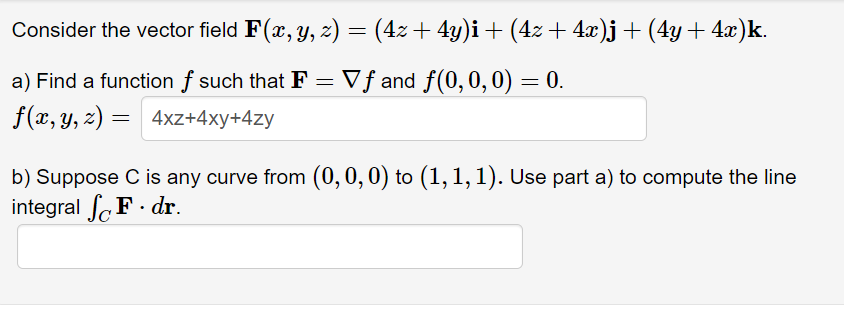 Solved Consider the vector field | Chegg.com