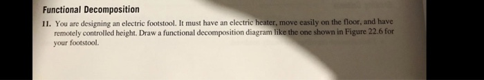 Functional Decomposition 11. You are designing an | Chegg.com