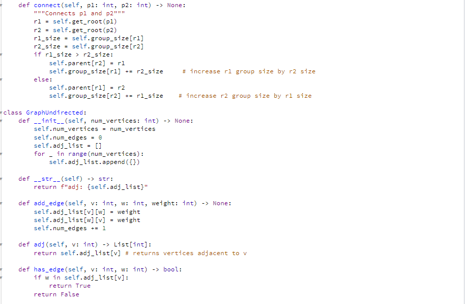 PYTHON PROGRAMMING Topic: Union-Find Data Structure | Chegg.com