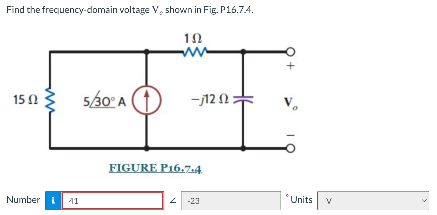 Solved Find the frequency-domain voltage Vo ﻿shown in ﻿Fig. | Chegg.com
