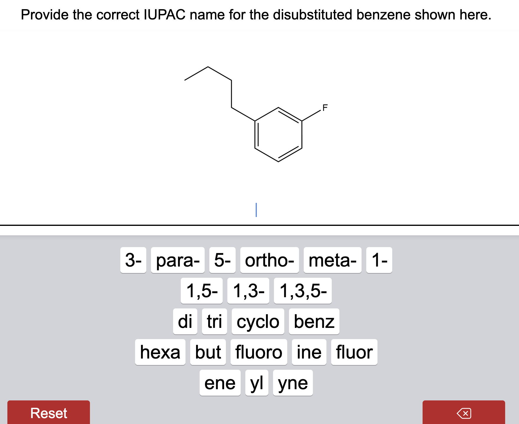 Solved Provide the correct IUPAC name for the disubstituted | Chegg.com