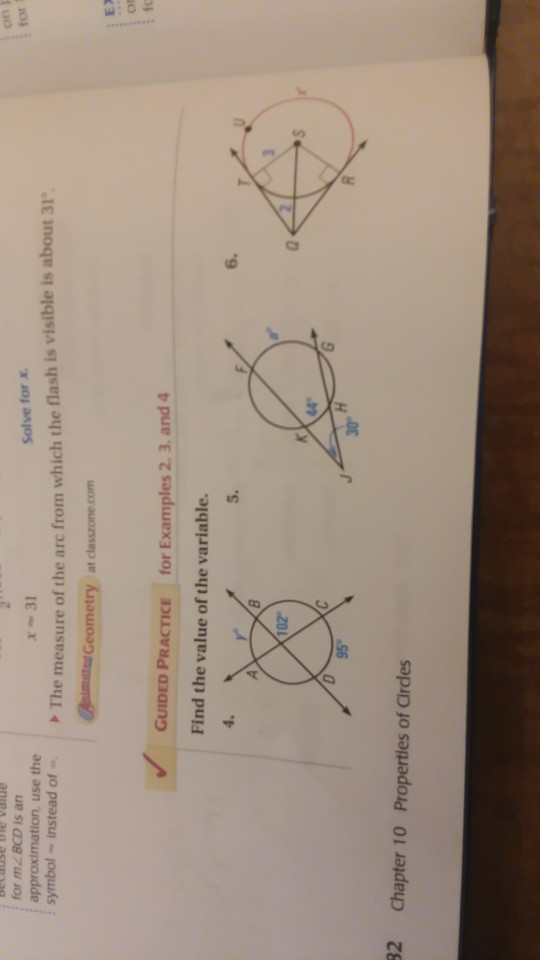 Solved INTERSECTING LINES AND CIRCLES two lines intersect a | Chegg.com
