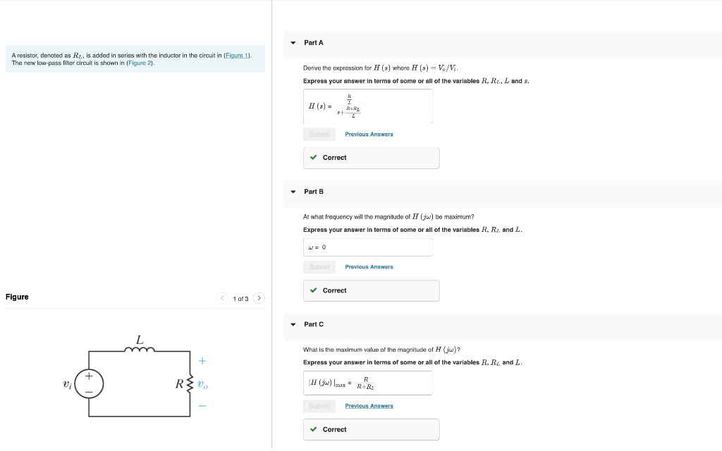Solved A resistor, denoted as RL, is added in series with | Chegg.com