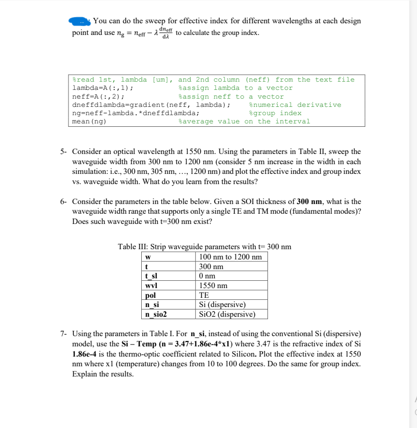 Problem Description: Implement the Effective Index | Chegg.com