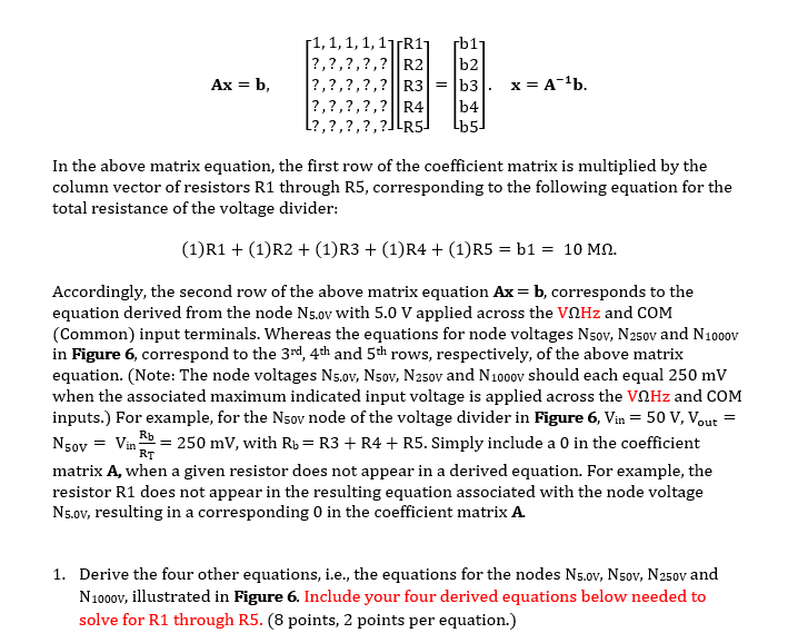 Solved A DMM Voltage Measurement Section with different | Chegg.com