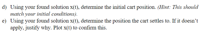 Solved Problem 5: Below is the mass-spring-damper system | Chegg.com