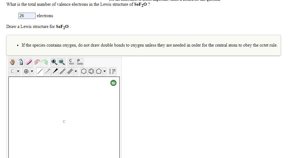 Solved What is the total number of valence electrons in the | Chegg.com