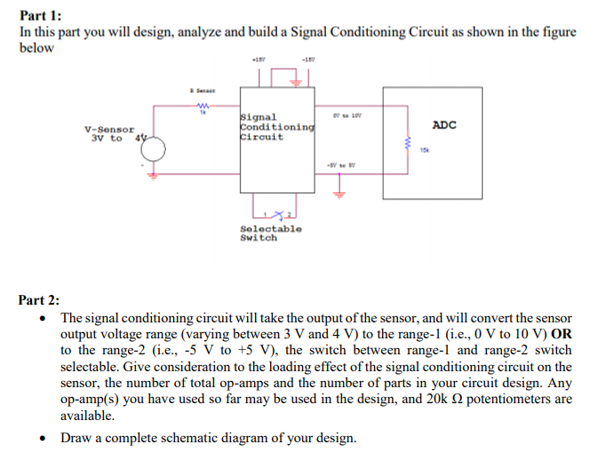 Part 1: In this part you will design, analyze and | Chegg.com