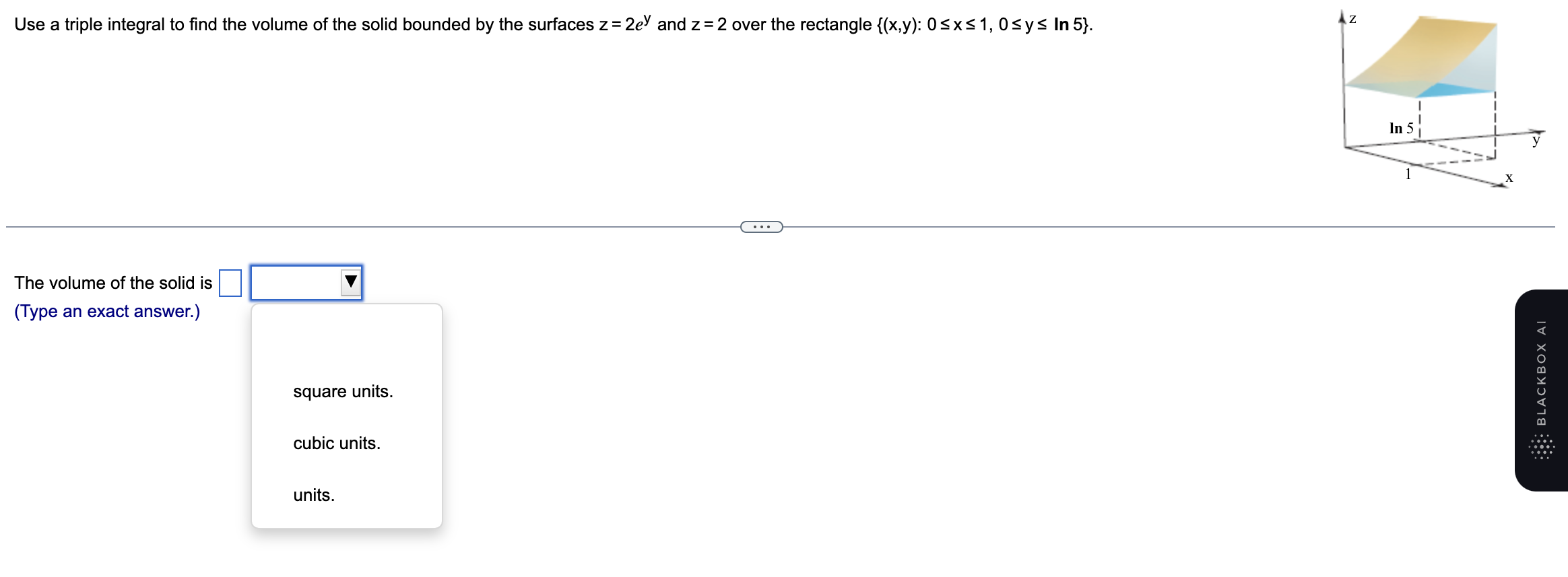 Solved Use a triple integral to find the volume of the solid | Chegg.com