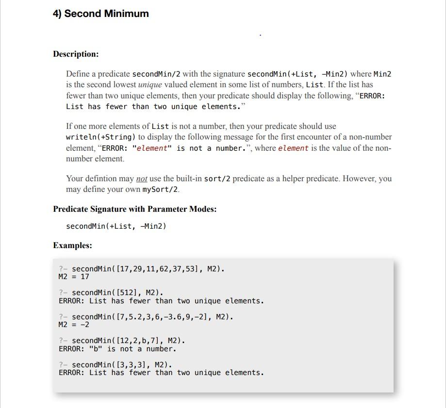 Answer should be in prolog language. PLEASE DON'T | Chegg.com Answer should be in prolog language. PLEASE DON'T | Chegg.com