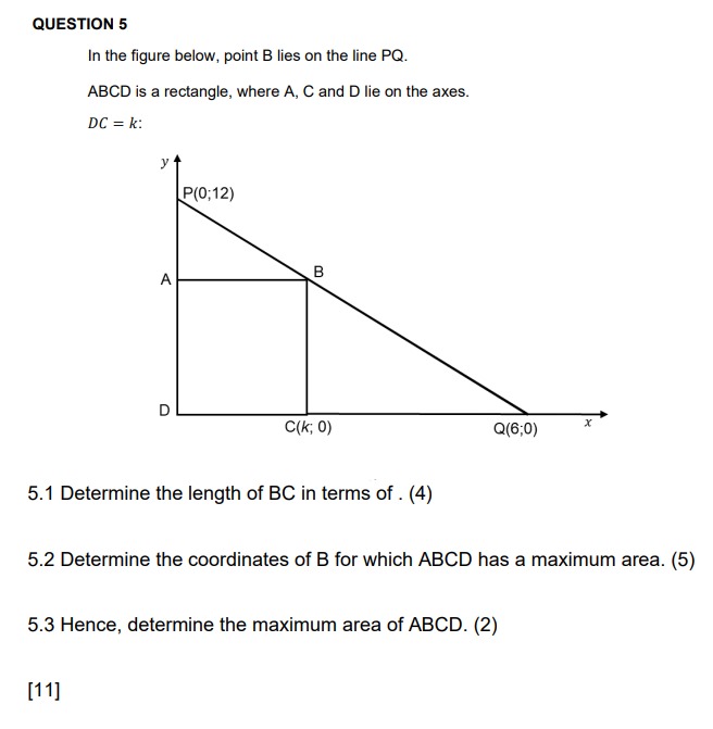 Solved QUESTION 5 In the figure below, point B lies on the | Chegg.com