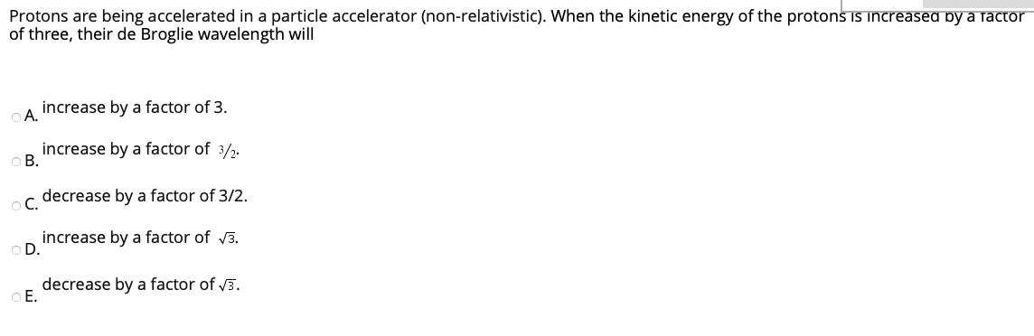Solved Protons are being accelerated in a particle | Chegg.com