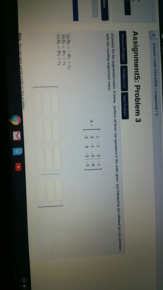 Solved Webwork Math 1110 W2020 Assignment5 3