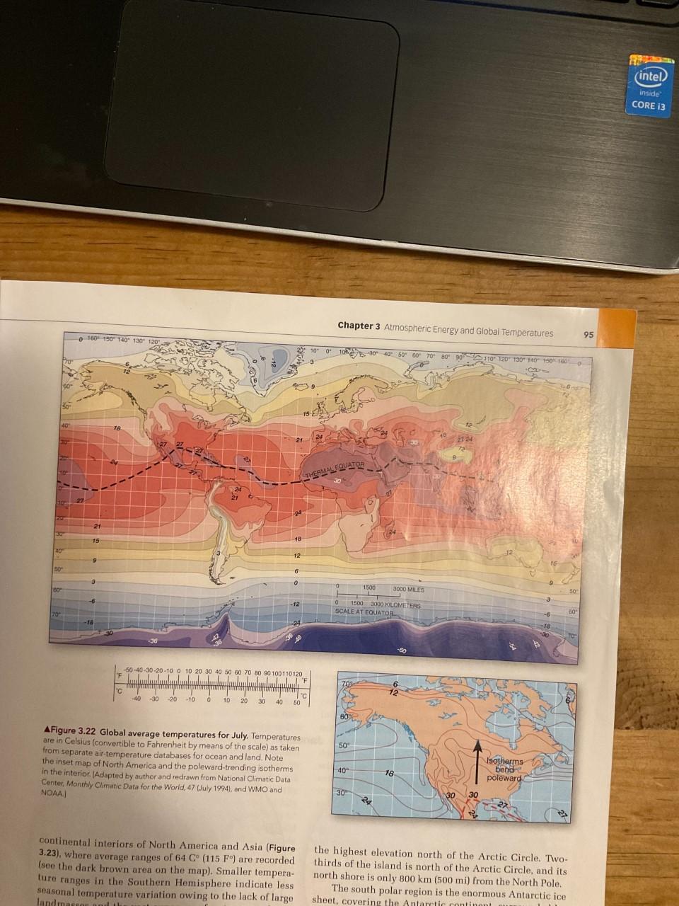 Solved Refer to Figure 3.22 Global average temperature for | Chegg.com