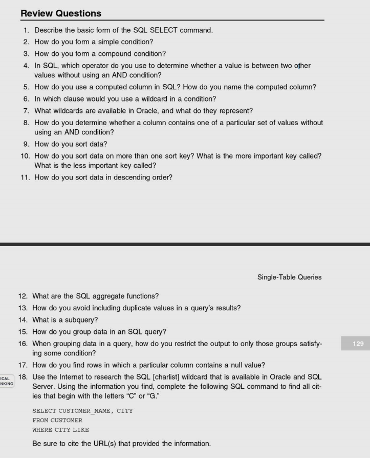 Solved Review Questions Chapter 4: Odd Numbers. Copy the | Chegg.com
