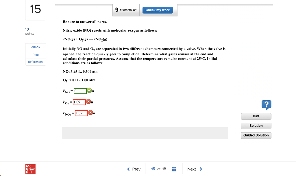 Solved 15 9 attempts left Check my work Be sure to answer | Chegg.com