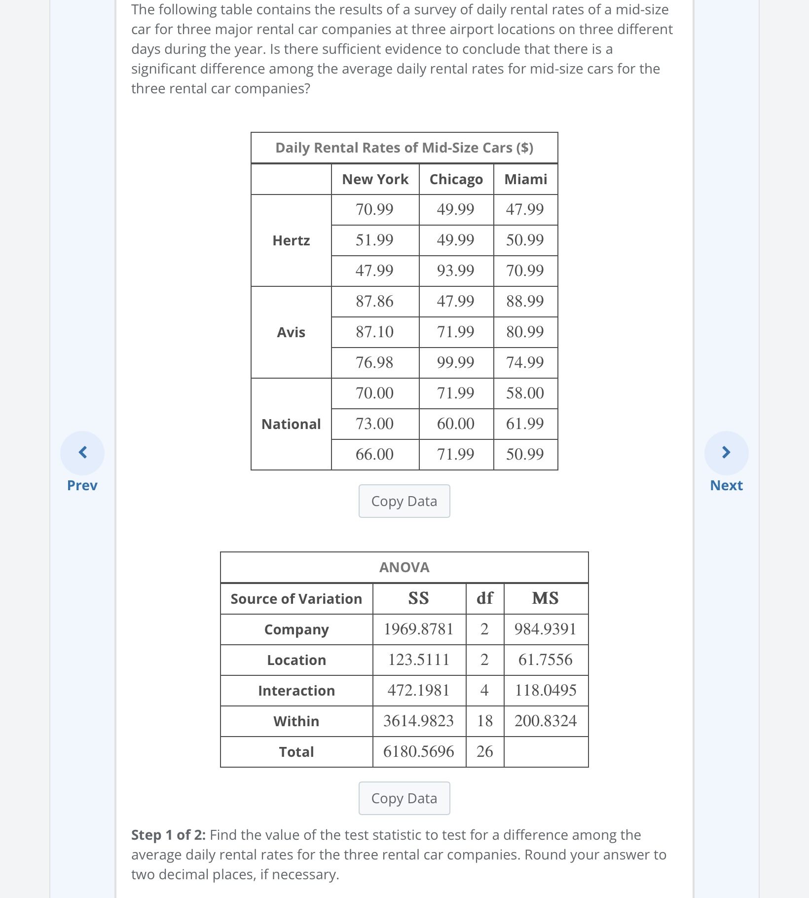 Solved The following table contains the results of a survey | Chegg.com