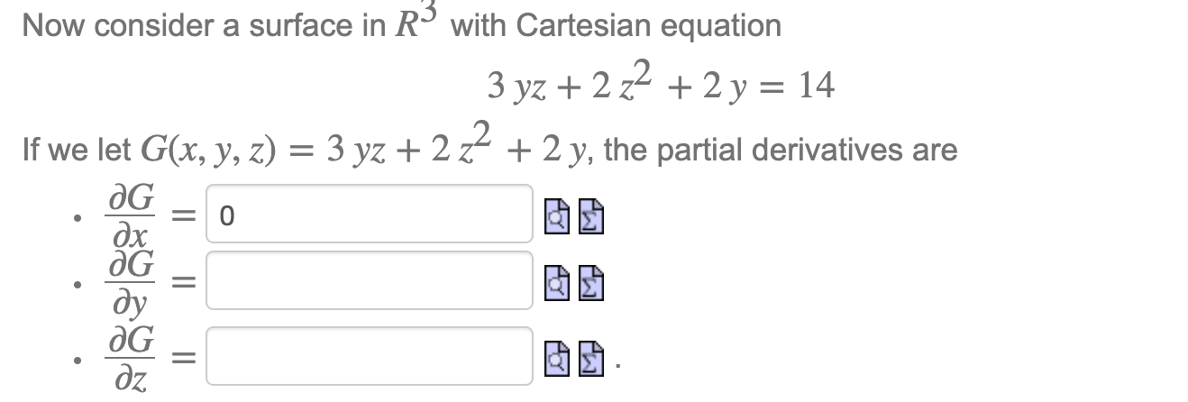 Solved Now consider a surface in R3 with Cartesian equation | Chegg.com