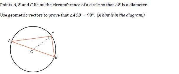 Solved Points A, B and C lie on the circumference of a | Chegg.com