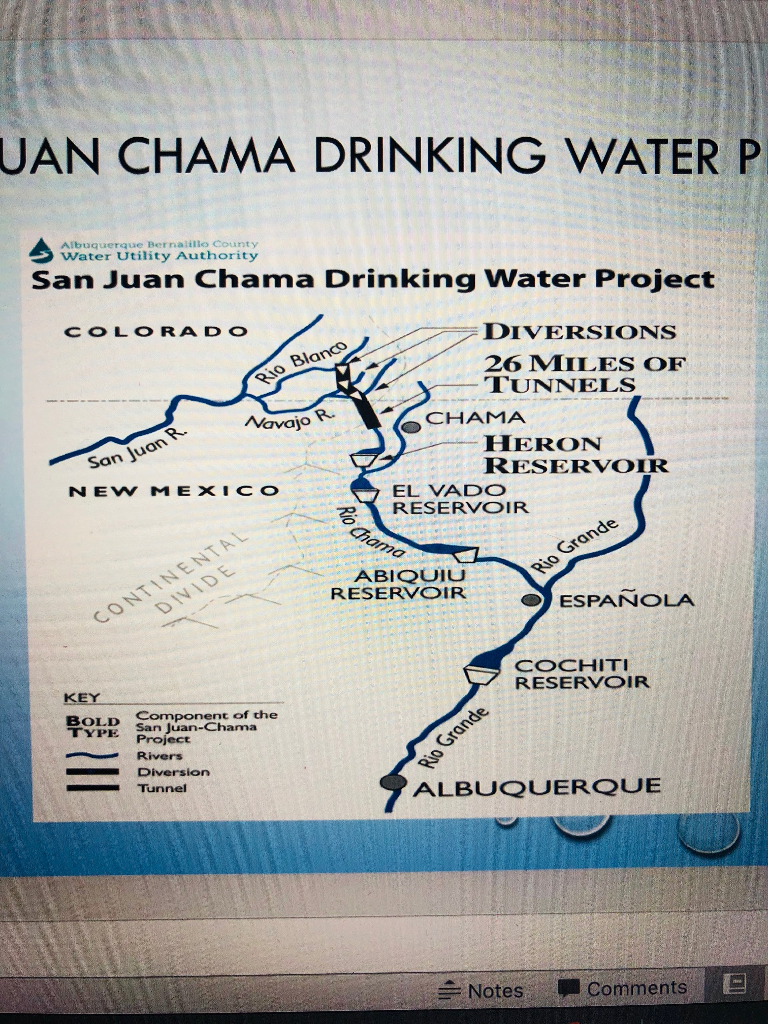 Solved: Http://www.abcwua.org/San_Juan_Chama_Project.aspx ... | Chegg.com
