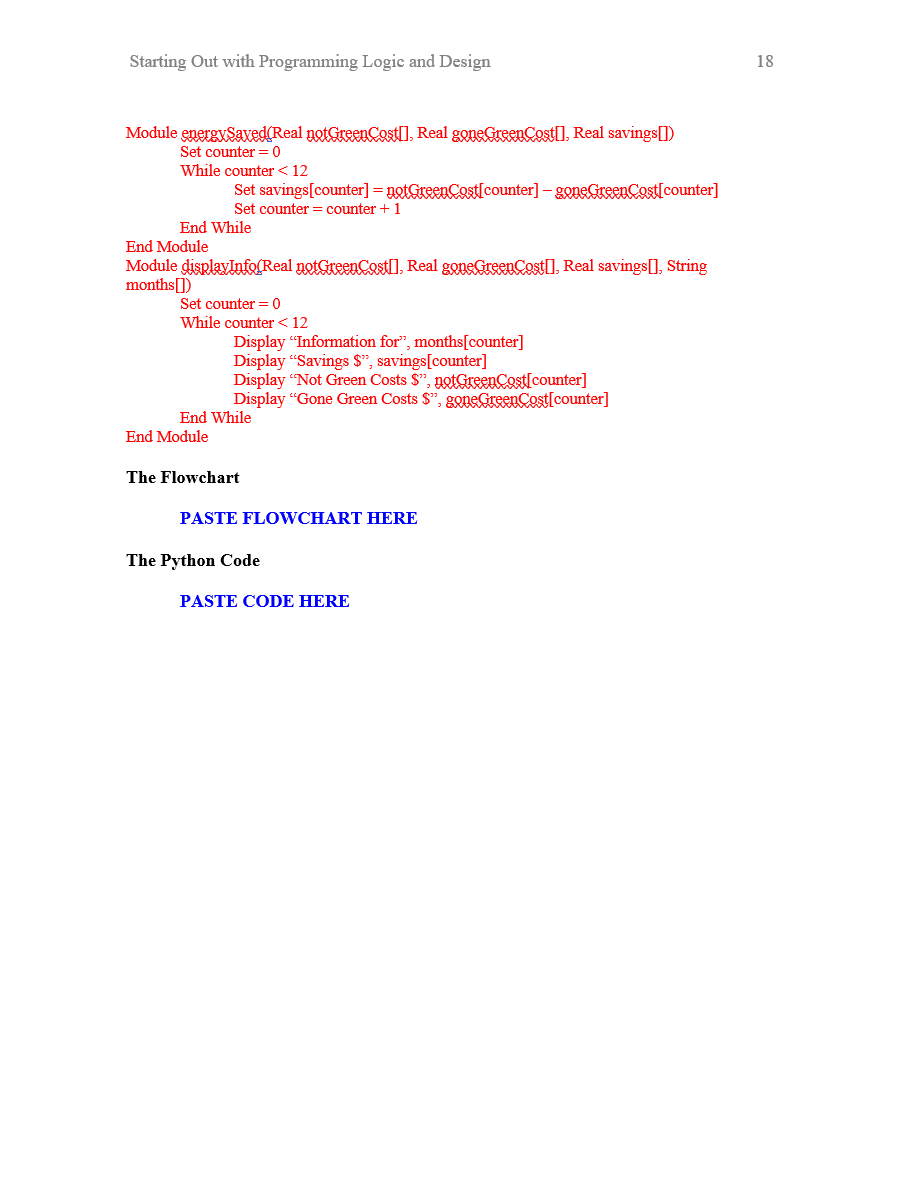 Solved Starting Out with Programming Logic and Design 15 Lab | Chegg.com