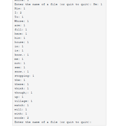 Solved 8.6 LAB: Modify Dictionary to count words A useful | Chegg.com