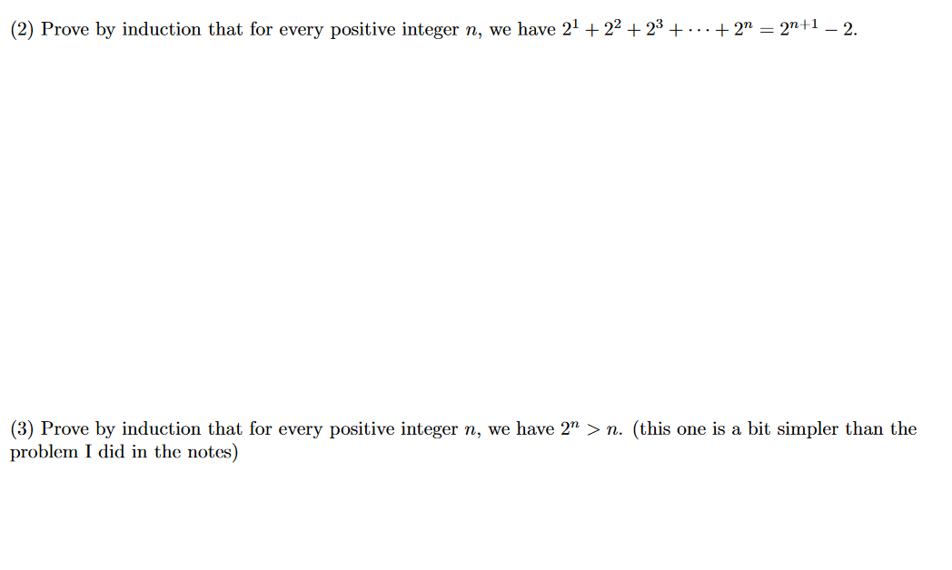 Solved Prove by induction that for every positive integer n, | Chegg.com