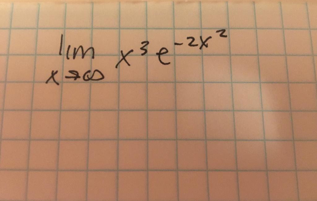 Solved Limit as x approaches infinity of | Chegg.com
