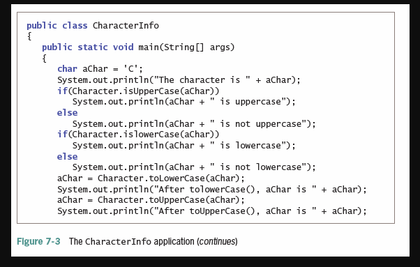 Solved Modify the CharacterInfo class shown in Figure 7-3 so | Chegg.com