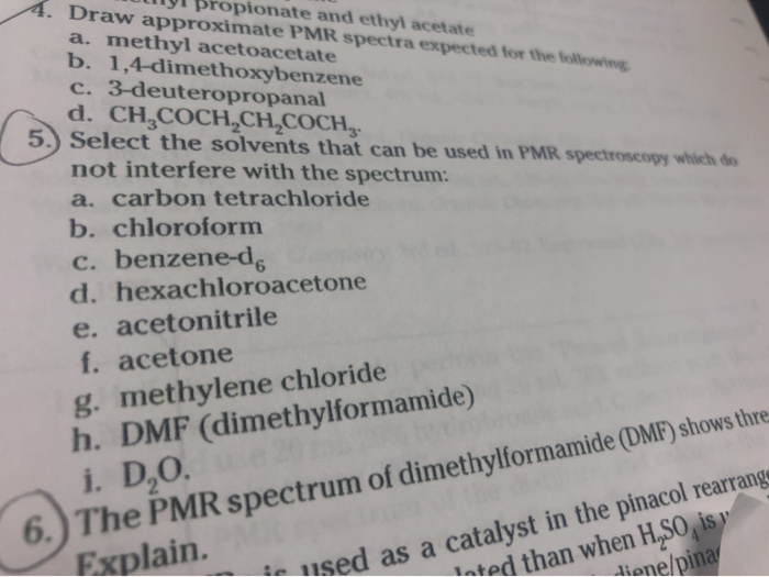 Solved ngt propionate and ethyl acetate Draw approximate PMR | Chegg.com
