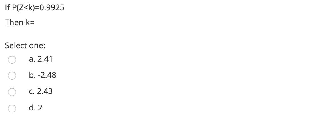 Solved If P(Z | Chegg.com