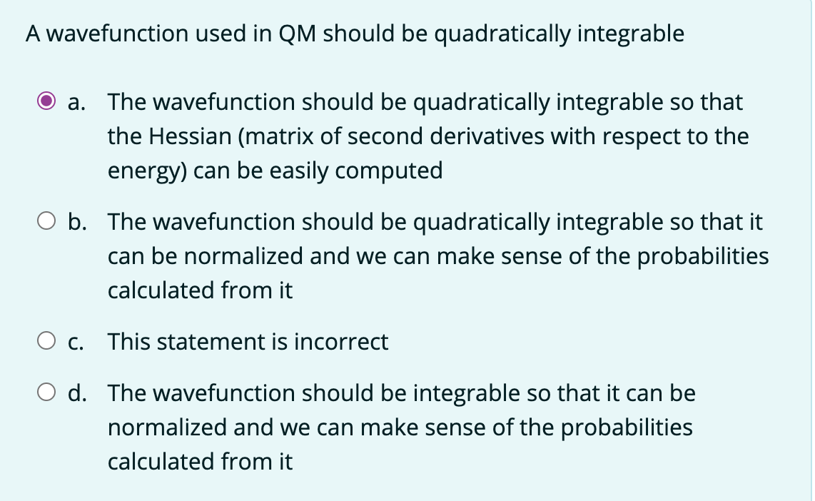 Solved What is a normalized function? (Choose all that | Chegg.com