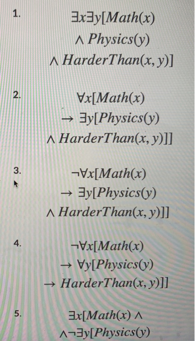 Solved > Some Math class is harder than no Physics class. No | Chegg.com