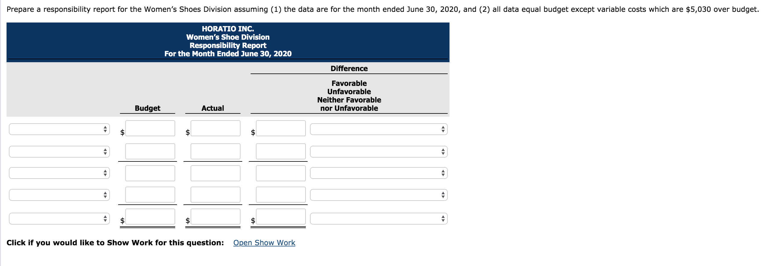 Solved Horatio Inc. has three divisions which are operated | Chegg.com