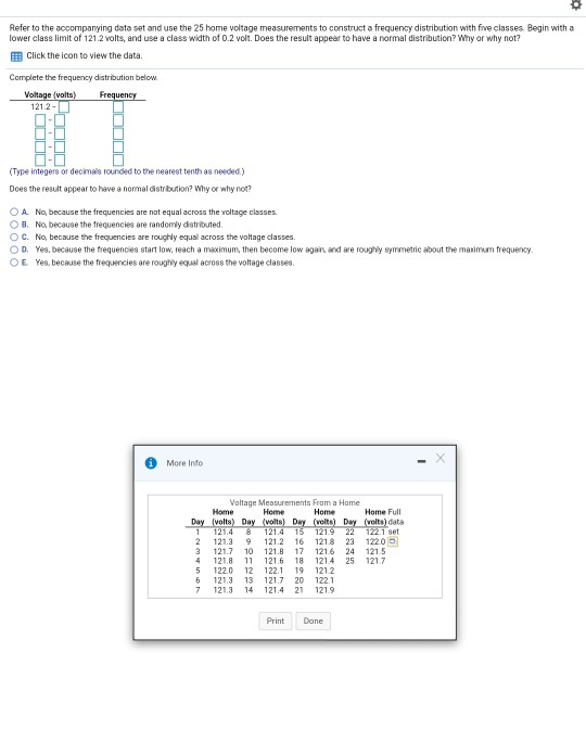 Solved Refer to the accompanying data set and use the 25 | Chegg.com