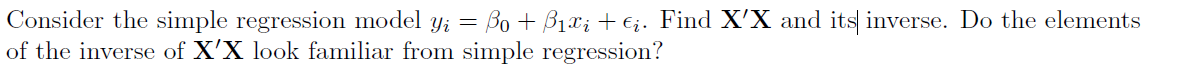 Solved Consider the simple regression model yi = Bo + B12; | Chegg.com