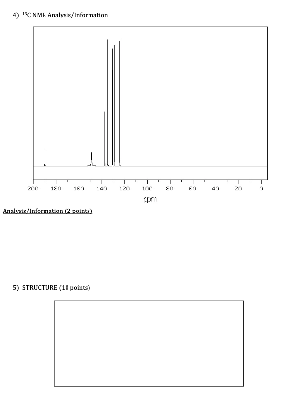 Solved Problem "C" Molecular Formula = C7H5NO3 3) IH NMR | Chegg.com