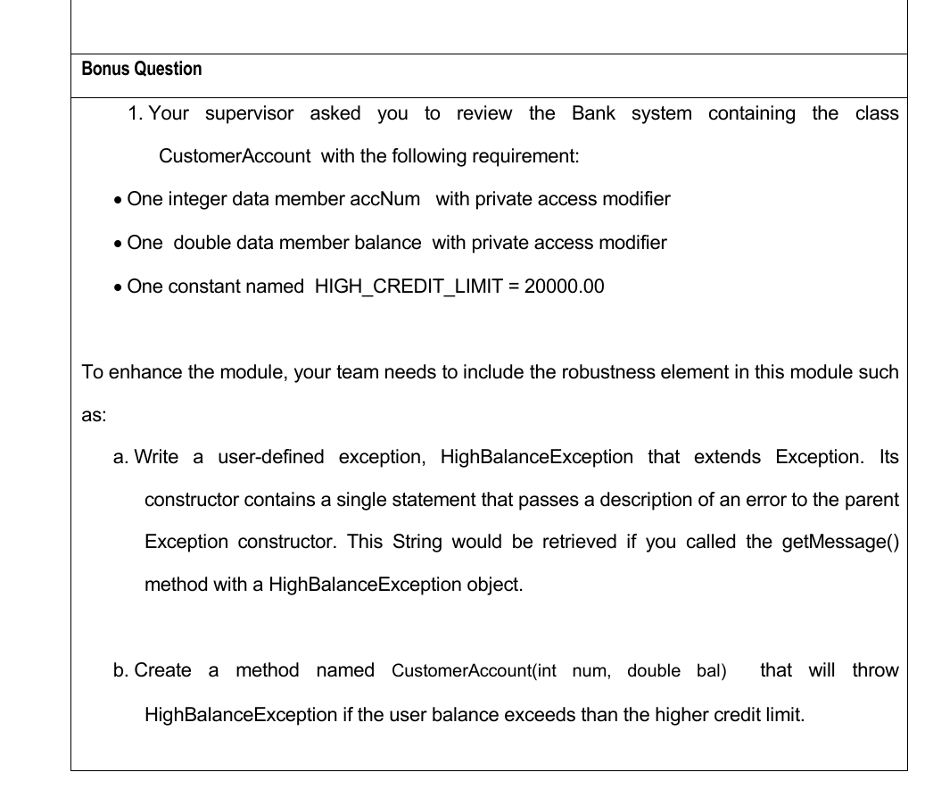 Solved Bonus Question 1. Your supervisor asked you to review | Chegg.com